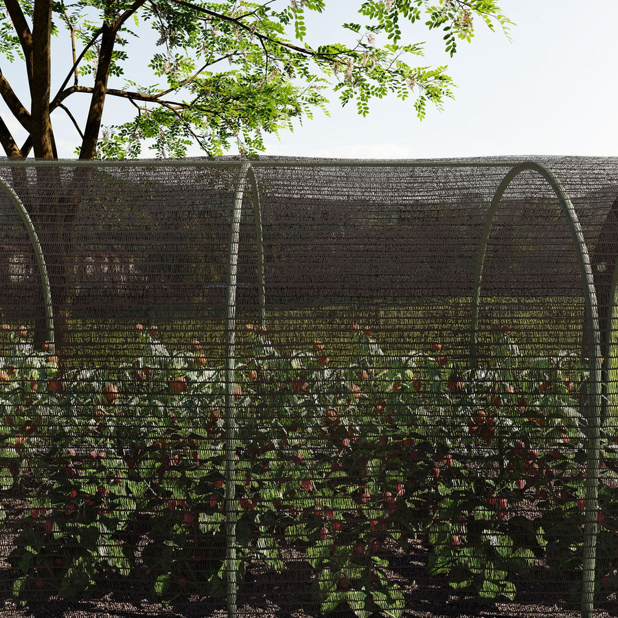Vicllax Garden Tunnel Shade Netting Mesh with Reinforced Grommets ...